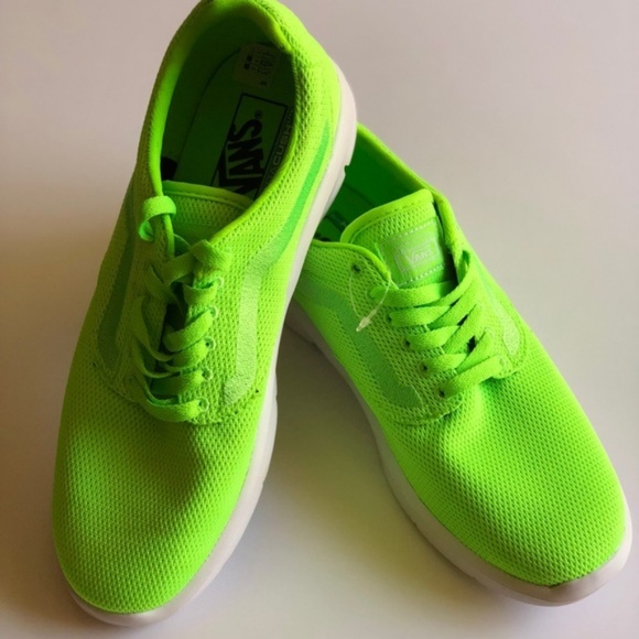 Vans | Shoes | Vans Iso 5 Mesh Green Gecko Skate Athletic | Poshmark